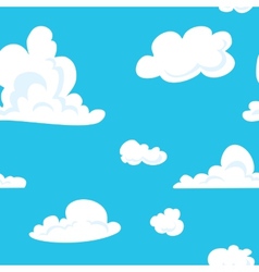 Clouds seamless pattern set Royalty Free Vector Image