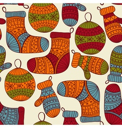 Seamless pattern with fishes Royalty Free Vector Image