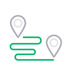 Roadmaps icon images Royalty Free Vector Image