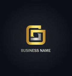 G line sign logo Royalty Free Vector Image - VectorStock