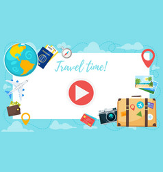 Video and photo frame background Royalty Free Vector Image