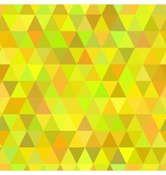Abstract Green Yellow Triangle Background Vector Image
