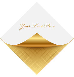 Gold book Royalty Free Vector Image - VectorStock