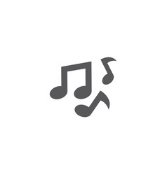 No music note sign icon musical symbol Royalty Free Vector