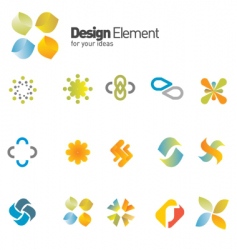 Cartoon funny weather icon set Royalty Free Vector Image