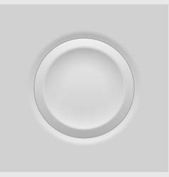 Metallic button template round sticker icon Vector Image