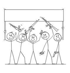 Cartoon army or ancient medieval raiders Vector Image