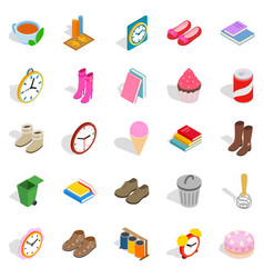 Isometric living room Royalty Free Vector Image