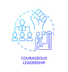 Courage concept icon Royalty Free Vector Image