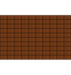Milk chocolate bar seamless background pattern Vector Image