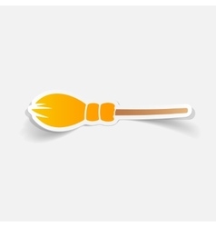 Broom vector by Tribaliumvs - Image #1027952 - VectorStock