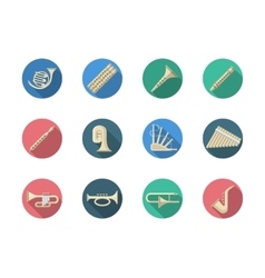 Classic wooden piccolo vector by vostal - Image #9534637 - VectorStock