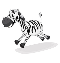 Cartoon zebra Royalty Free Vector Image - VectorStock