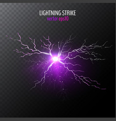 Lightning flash strike background Royalty Free Vector Image