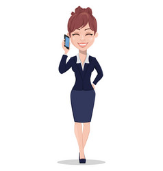 Business woman in office style clothes Royalty Free Vector