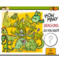 Number thirteen and cartoon dogs group Royalty Free Vector