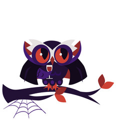 Cartoon vampire mascot Royalty Free Vector Image