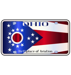 Vehicle registration plate Royalty Free Vector Image