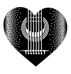 Template with stylish design of guitar plectrum Vector Image