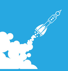 Cartoon Rocket ship Royalty Free Vector Image - VectorStock