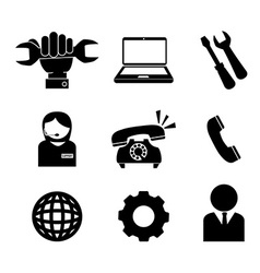 Technical support icon Royalty Free Vector Image