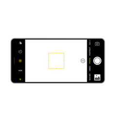 Ui ux design camera app for mobile shooting modes Vector Image