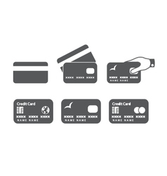 Credit card bank account statement template Vector Image