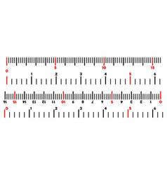 Ruler size indicators Royalty Free Vector Image