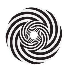 Abstract circular spirograph pattern on white art Vector Image