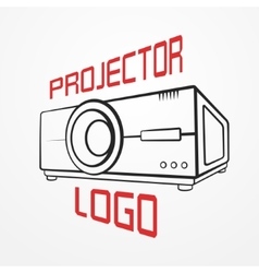Logo gamepad for play arcade video game Royalty Free Vector