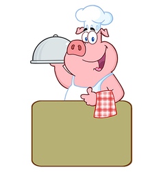Bbq cooked sausage cartoon Royalty Free Vector Image