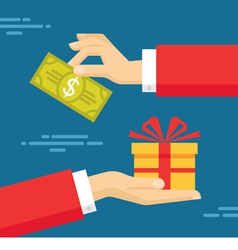 Money gift Royalty Free Vector Image - VectorStock