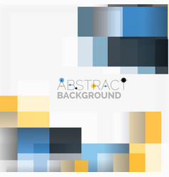 Abstract blocks template design background simple Vector Image