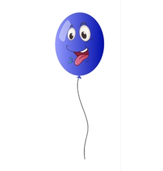 Funny cartoon balloons with comic faces Royalty Free Vector