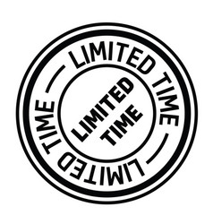 On time rubber stamp Royalty Free Vector Image
