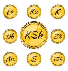 African adinkra symbols with their meanings Vector Image