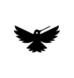 Eagle icon bird logo on white background Vector Image