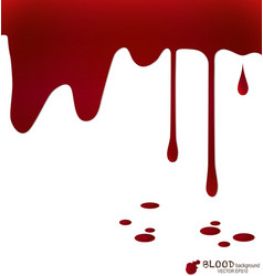 Seamless dripping blood halloween red bleed stain Vector Image