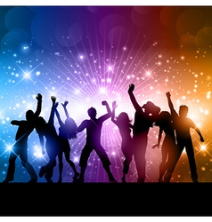 Party people background Royalty Free Vector Image