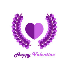 Abstract love symbol Royalty Free Vector Image