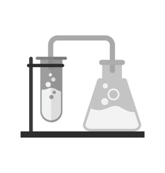 Old science and chemistry infographic laboratory Vector Image