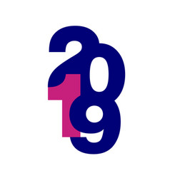 2019 card Royalty Free Vector Image - VectorStock