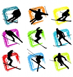 Ski Royalty Free Vector Image - VectorStock