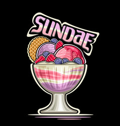 Logo for cotton candy Royalty Free Vector Image