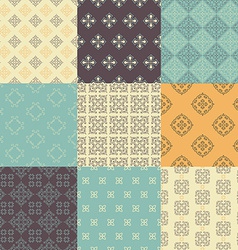 Pattern set Royalty Free Vector Image - VectorStock