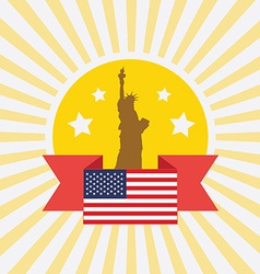 American symbol - statue liberty Royalty Free Vector Image