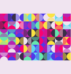 Bright abstract geometric pattern in seamless Vector Image