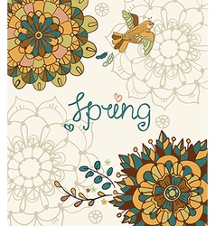 Floral abc Royalty Free Vector Image - VectorStock