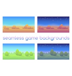 Seamless game ground textures Royalty Free Vector Image