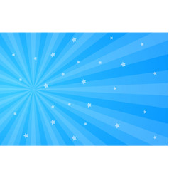 Blue explosion background with rays Royalty Free Vector